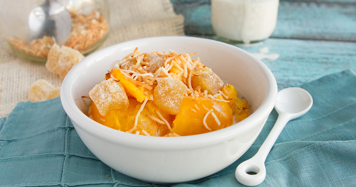 Roasty Toasty Coconut Ginger Squash Porridge - Healthful Pursuit