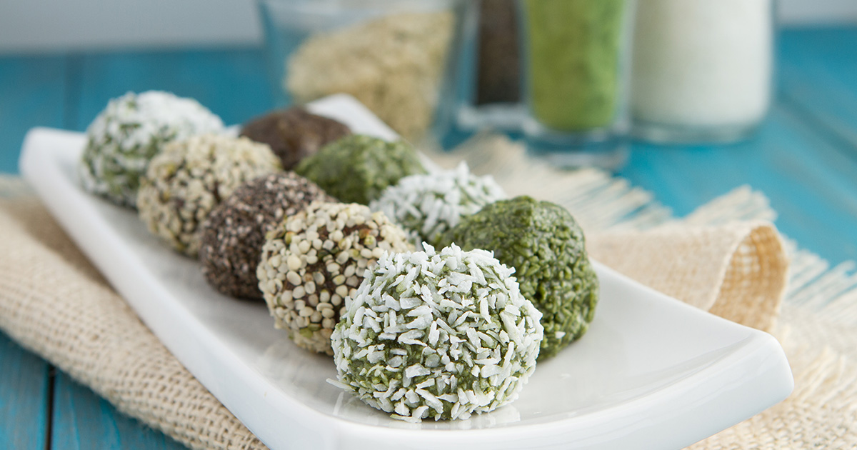 No Sugar! Daily Greens Keto Fat Bomb Truffles (dairy-free) - Healthful ...