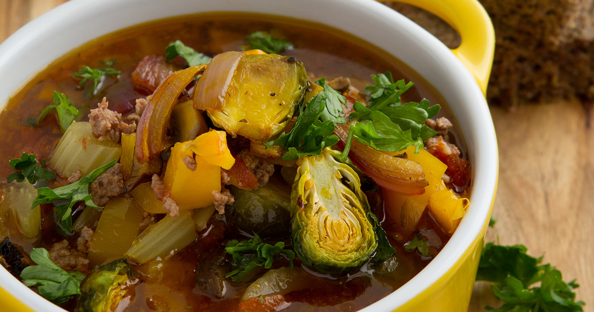 Fat Bomb Hamburger Soup - Healthful Pursuit