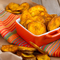 Turmeric Plantain Chips | Healthful Pursuit
