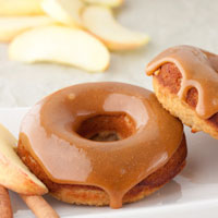 Caramel Apple Doughnuts | Healthful Pursuit
